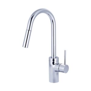 2mt261 motegi pull down single handle kitchen faucet - polished chrome