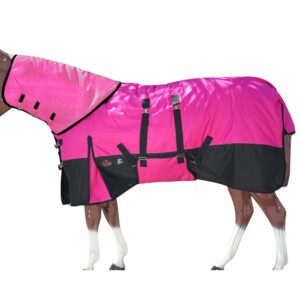 hilason 1200d waterproof winter horse blanket neck cover belly wrap | horse blanket | horse turnout blanket | horse blankets for winter | waterproof turnout blankets for horses 80 in