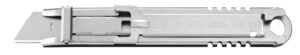 olfa self retracting safety utility knife (sk-14) - multi-purpose stainless steel semi-auto box cutter w/ self retractable blade, replacement blades: olfa skb-2, skb-2s, rskb, & hob safety blades