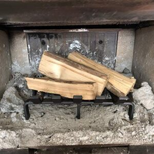 HiFlame Fireplace Log Grate Heavy Duty Solid Steel Wood Burning Fire Place Wood Stove Firewood Holder