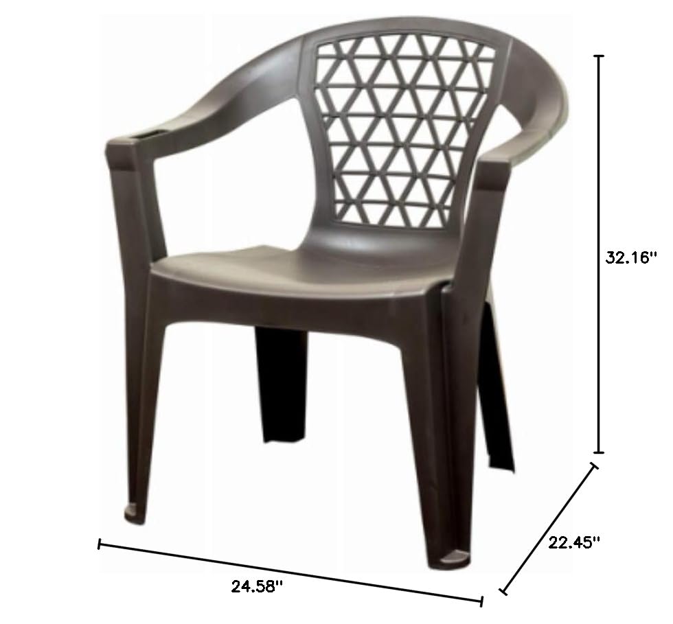 Adams Penza Patio Chair, Earth Brown