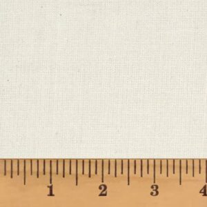 colonial white cotton homespun plaid fabric by jcs - sold by the yard