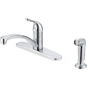 globe union fs6a0087cp chrome kitchen faucet w/spray