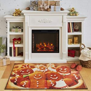 Mohawk Home Holiday Cookies Multi Area rug, 2'6x4'2, Gingerbread