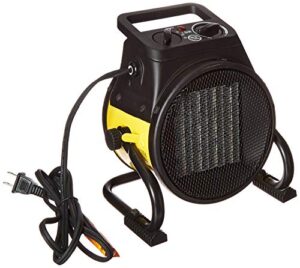 dura heat euh1465 electric forced air heater with pivoting base 5,120 btu, yellow