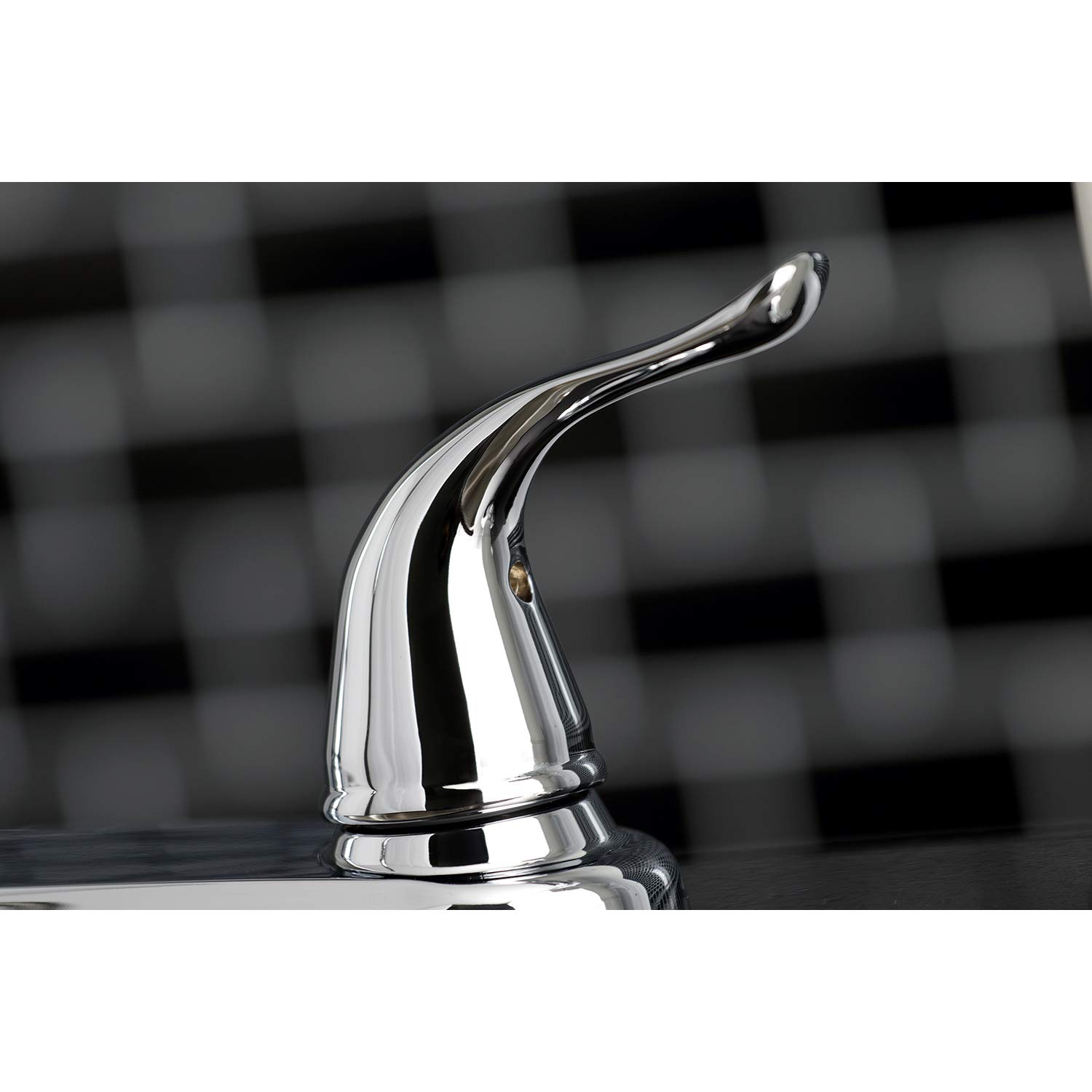 Kingston Brass KB791YLSP Yosemite 8" Centerset Kitchen Faucet, 8-3/4 inch in Spout Reach, Polished Chrome