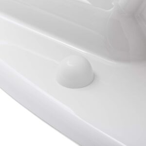 KOHLER Kingston™ Comfort Height® two-piece Elongated 1.28 gpf Toilet with Left-hand Trip Lever and Antimicrobial Finish