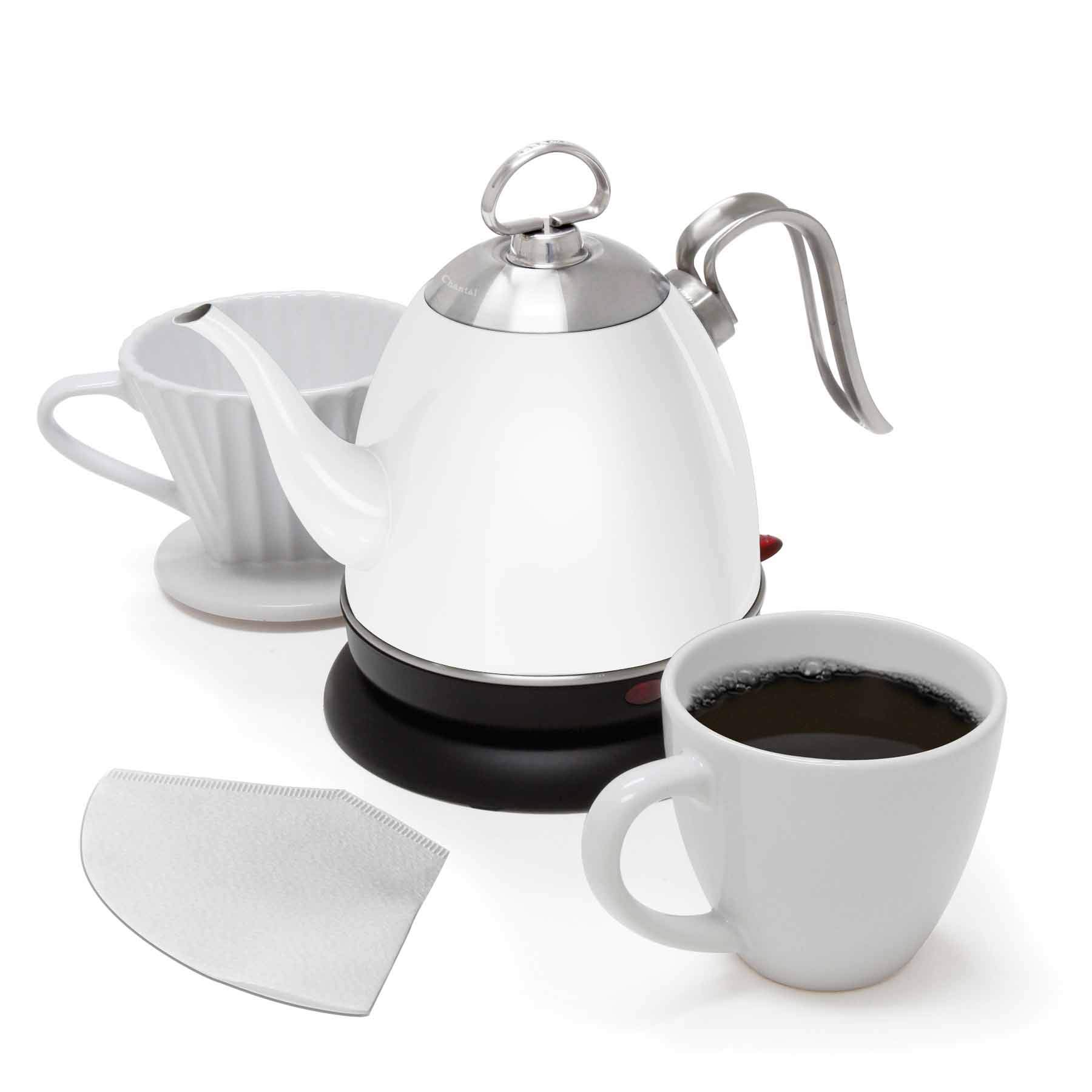 Chantal Mia Electric Kettle, 32 oz (White)