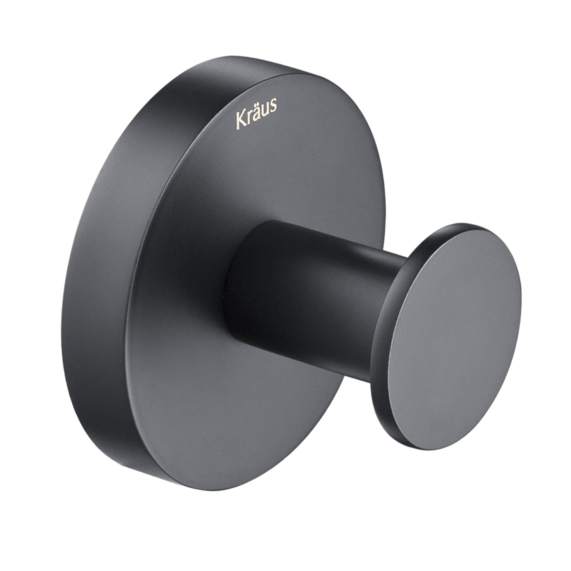 Kraus Elie Bathroom Robe and Towel Hook, Matte Black Finish, KEA-18801MB