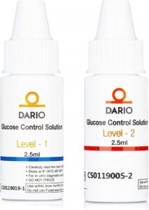 dario glucose control solution for test strips levels 1 & 2 (2.5ml)