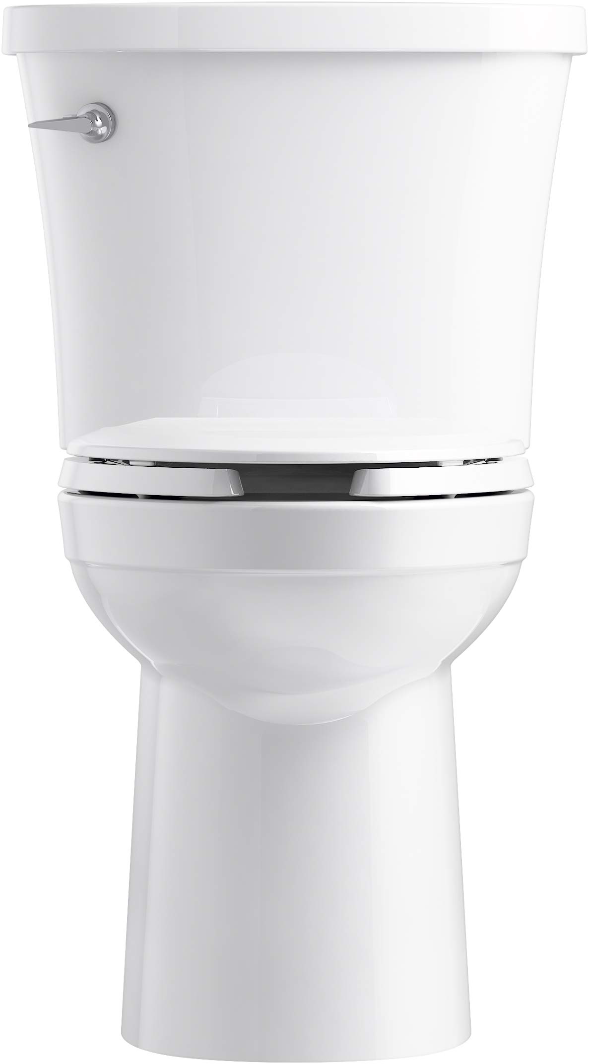 KOHLER Kingston™ Comfort Height® two-piece Elongated 1.28 gpf Toilet with Left-hand Trip Lever and Antimicrobial Finish