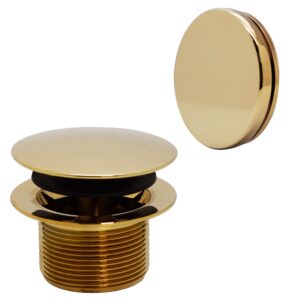 Westbrass D326HBJ-03 25" Bath Waste Assembly with Ball Joint, Tip-Toe Drain and Illusionary Overflow Faceplate, Polished Brass