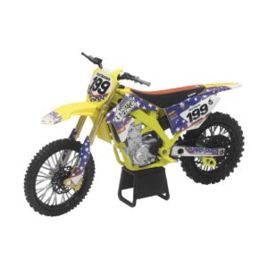 new ray toys 1:12 travis pastrana nitro circus replica, yellow