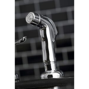 Kingston Brass KB791YLSP Yosemite 8" Centerset Kitchen Faucet, 8-3/4 inch in Spout Reach, Polished Chrome