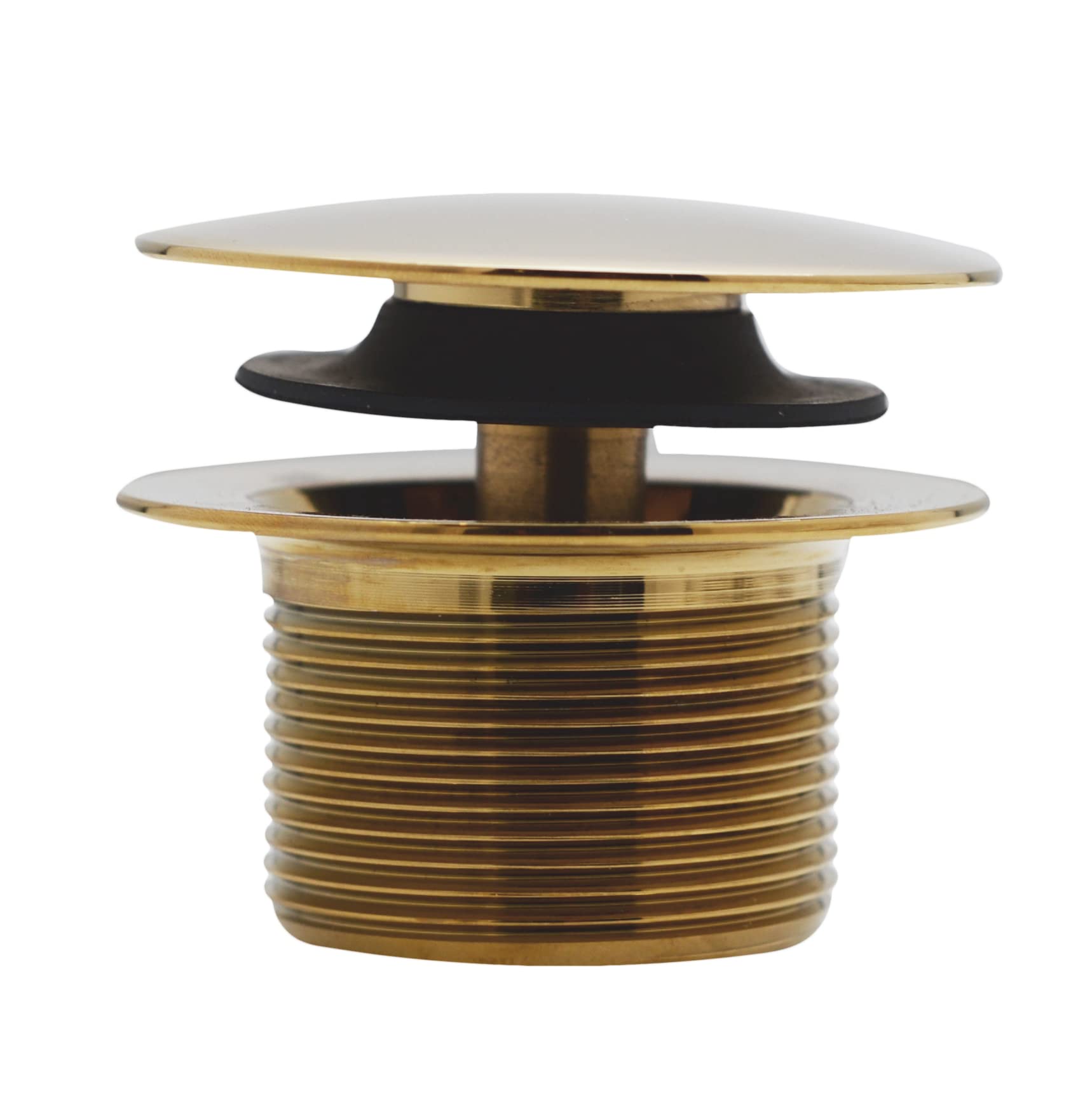 Westbrass D326HBJ-03 25" Bath Waste Assembly with Ball Joint, Tip-Toe Drain and Illusionary Overflow Faceplate, Polished Brass