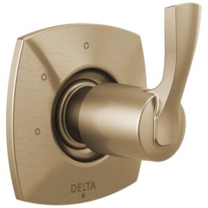 delta faucet t11876-cz three function trim diverter, champagne bronze