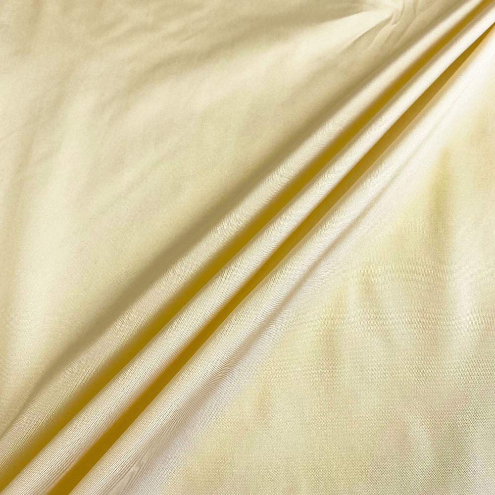 Polyester Taffeta Lining Fabric 100% Polyester 54" Wide for Table Covers, Gowns, Garments, Curtains, Drapery and Dresses Sold by The Yard (1 Yard, Beige)