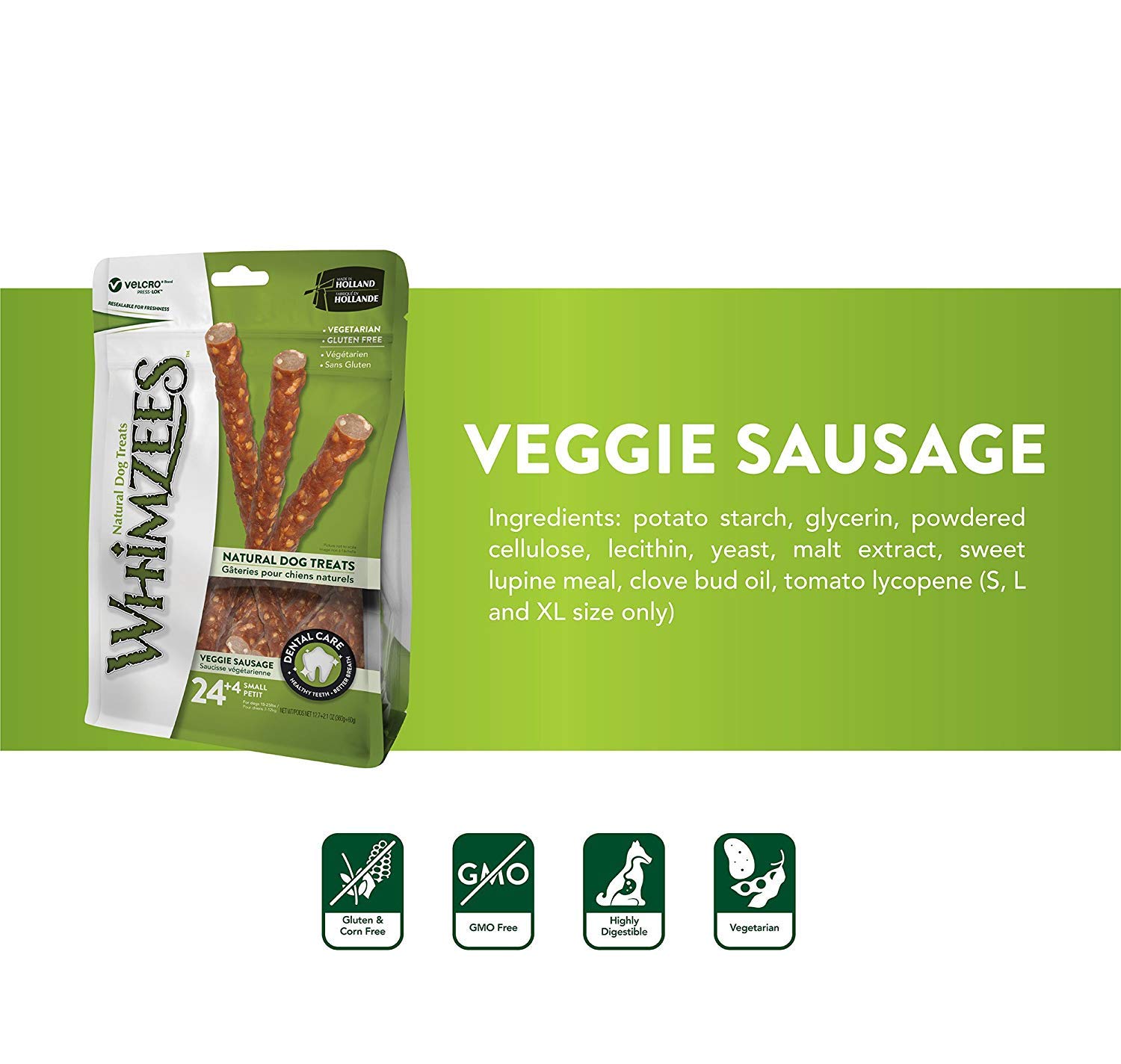 Whimzees Veggie Sausage