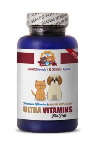 dog bone supplement best - ultra pet vitamins - chews - for dogs and cats - mineral supplement - dog vitamin c - 90 treats (1 bottle)