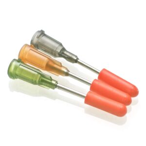 Dispense All - Blunt Needle Covers, Red, Fits 14, 15, & 16 Gauge (QTY 100)