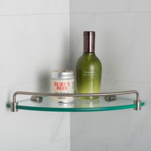 Kraus Elie Corner Bathroom Shelf, Brushed Nickel Finish, KEA-18846BN