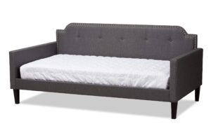 baxton studio daybeds, twin, grey