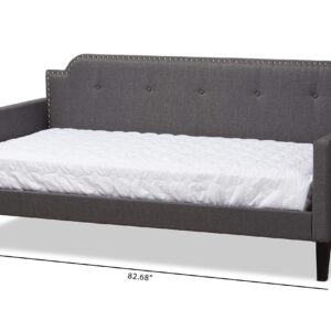 Baxton Studio Daybeds, Twin, Grey