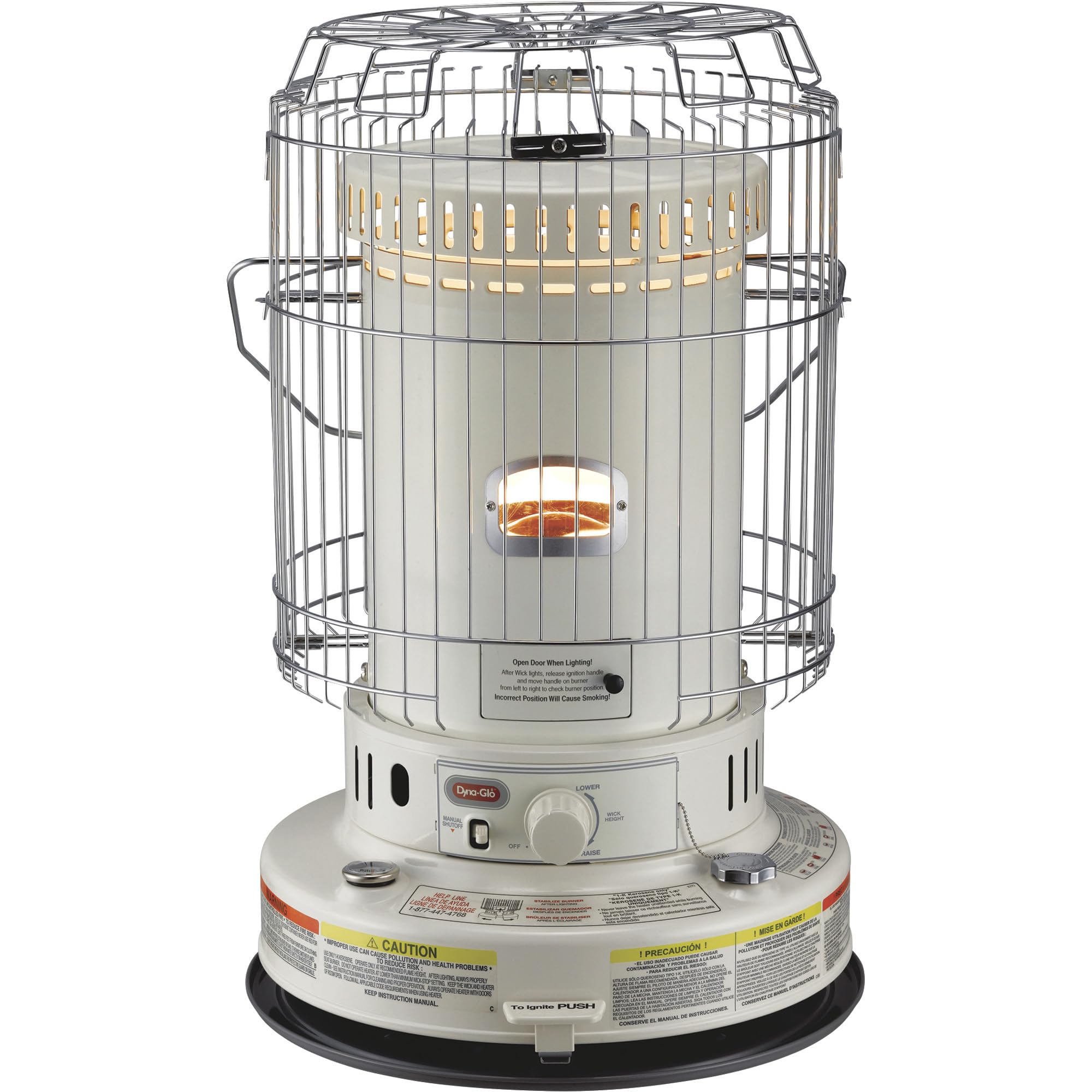 Dyna-Glo Indoor Kerosene Convection Heater - 23,800 BTU, 1,000 Sq. Ft. Heating Capacity, Model Number WK95C8