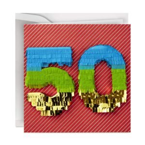 hallmark signature 50th birthday card (best decade yet)