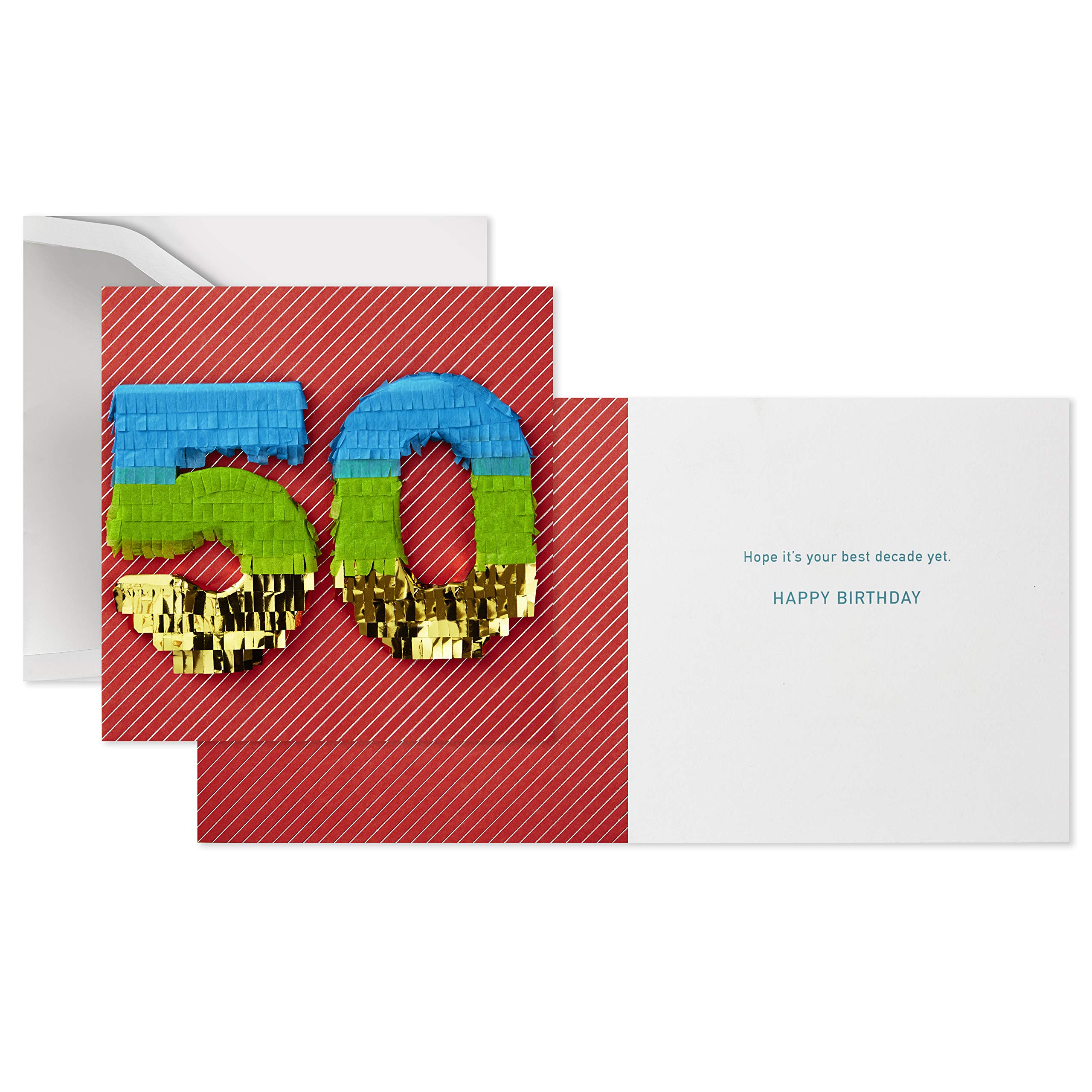 Hallmark Signature 50th Birthday Card (Best Decade Yet)