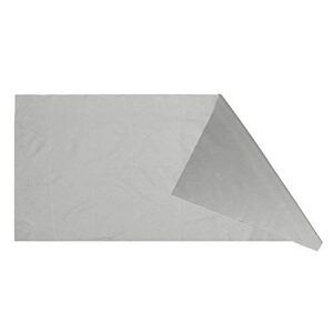 LTKJ 20" Wide Silver Reflective Fabric Safty Strip Gray Sew On Material 1.5'x39" 0.5Mx1M