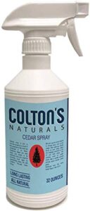 colton's naturals cedar spray w/lavender extract – non-chemical wood protection – cedar wood scent – restores scent closets & drawers (32 oz)