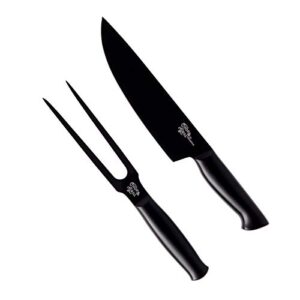 greenpan chop & grill chef's knife & chef's fork set