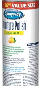 Sprayway Furniture Polish, Fl Oz, 16 Ounce