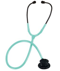 prestige medical clinical lite stethoscope, stealth aqua sea