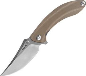 ruike p155 linerlock desert sand rkep155w