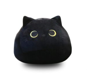 gardening spring-plush toy black plush toy creative cat shape pillow gift animal dolls (55cm/21.7in)