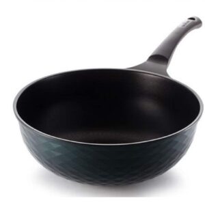 Queensense Premium Titanium 5-Coated Non-Stick Frying Pan Wok 30cm