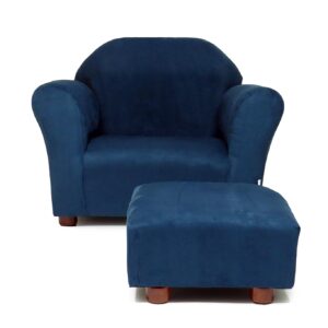 keet roundy child size chair with microsuede ottoman