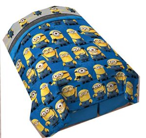 universal studios despicable me digital minions twin comforter