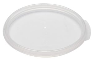 cambro rfsc1pp190 round lid for 1 quart translucent case of 12