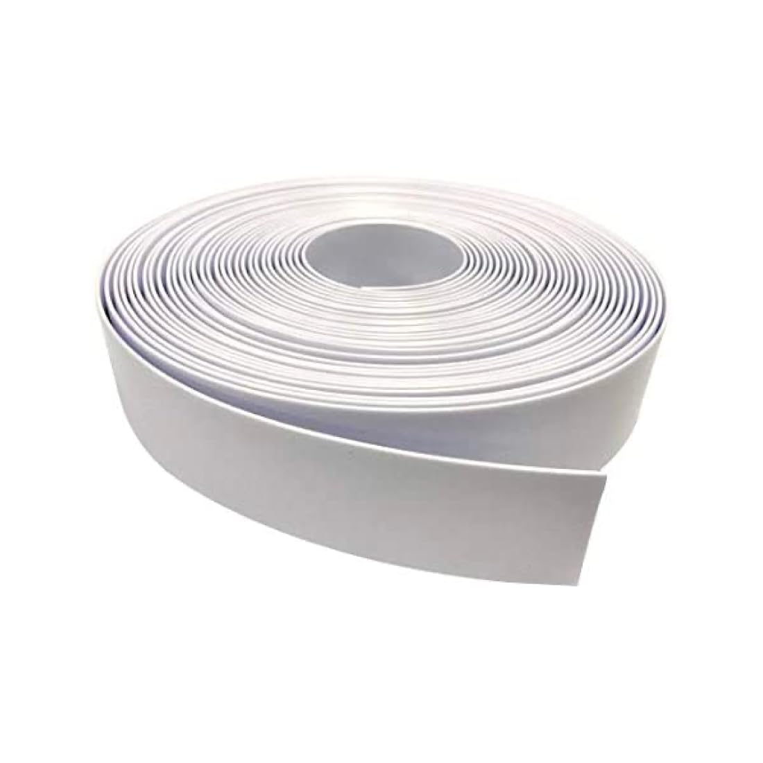 1.5" Wide x 200' Roll Vinyl Strap for Patio Chairs, Lawn Furniture, and Deck Chairs, Make Your Own Replacement Straps, (White)