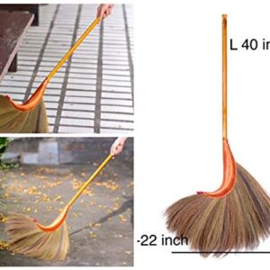 Natural Grass Broom 100% Handmade (Traditional)