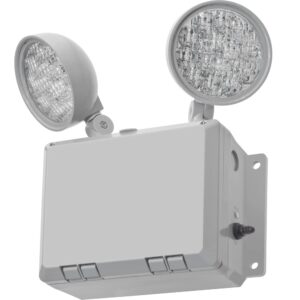 lithonia lighting wltu led commercial emergency led light, 240 watts, gray