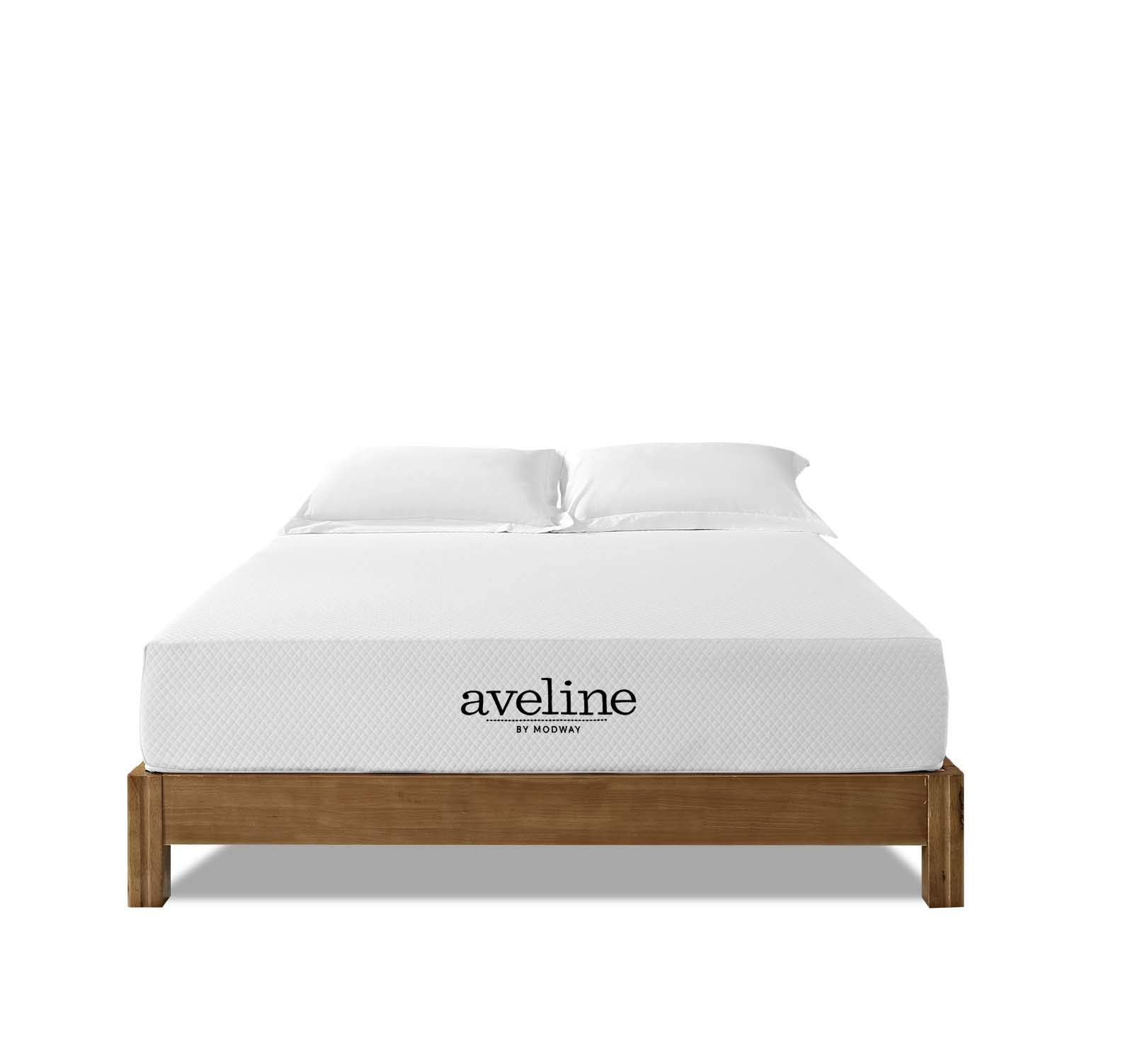 Modway Aveline 10” Gel Infused Memory Mattress with CertiPUR-US Certified Foam California King Mattress