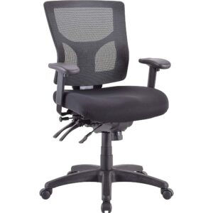 lorell conjure executive mid-back mesh back chair