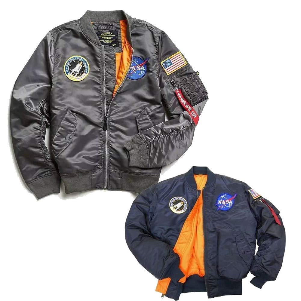 Lightbird NASA Patches 6 Pieces,Embroidered Iron On/Sew On Space Patches,US Flag Patch (Iron on/Heat Transfer Backing) 1