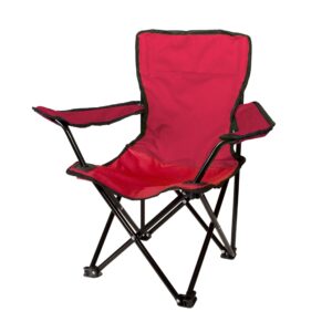 Pacific Play Tents Ruby Red Kids Super Folding Chair, 14" L x 14" W x 23.5" H