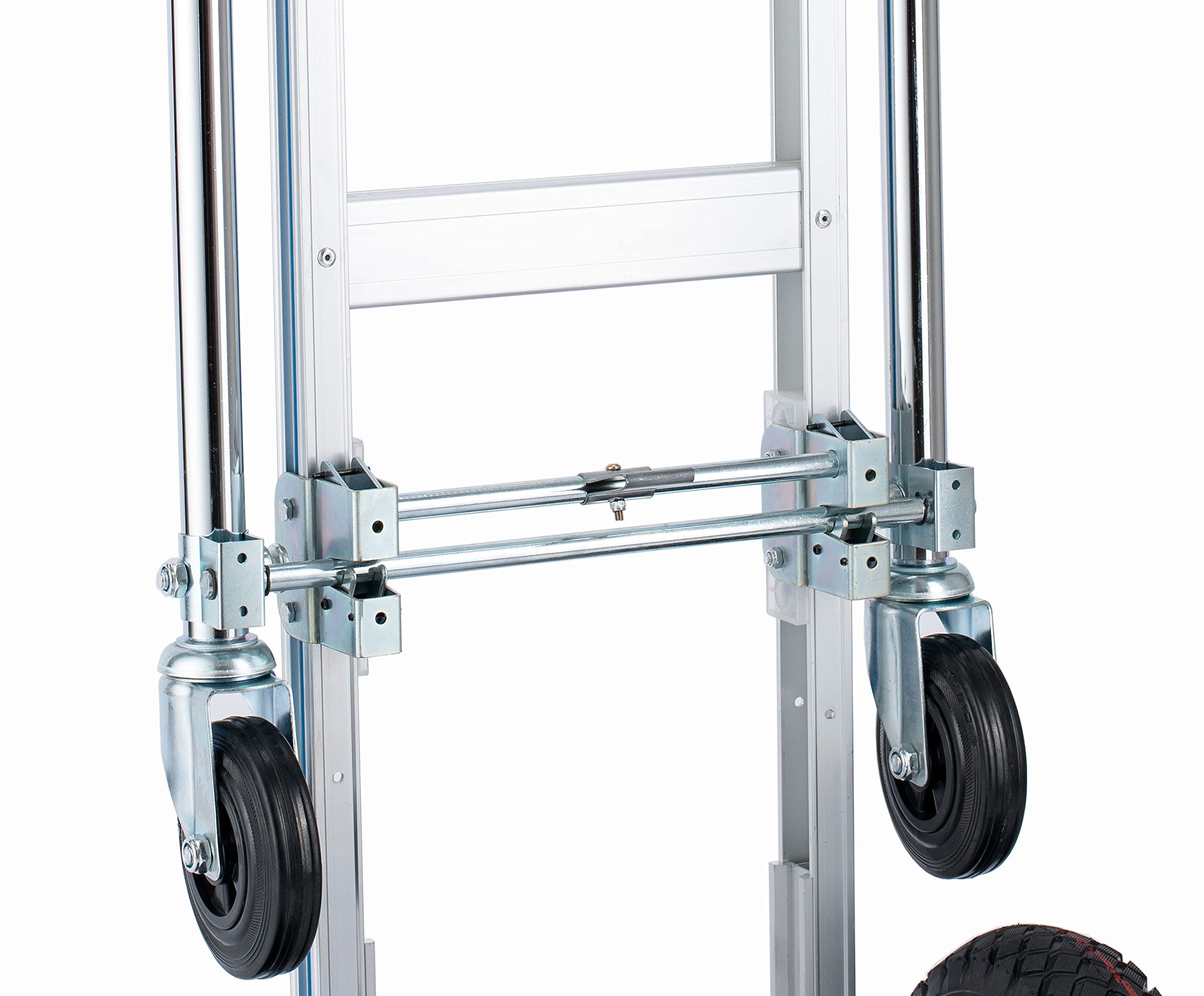 SHZOND 2 in 1 Aluminum Hand Truck Dolly 770lbs Weight Capacity Convertible Hand Truck Utility Cart (2 in 1)