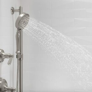 KOHLER 22163-BN Bancroft Multi-Function Handshower, Handheld Showerhead with 3 Spray Settings, 2.5 GPM, Vibrant Brushed Nickel